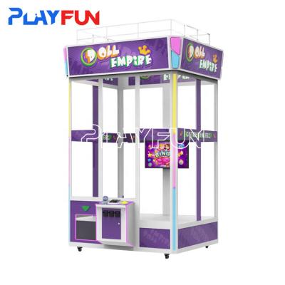 China shopping mall  big  crane claw machine stuffed plush toy catcher grab arcade coin bill games for sale