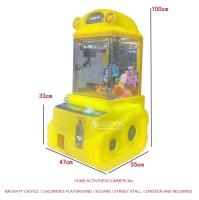 China Playfun mini crane claw machine plush dolls arcade claw game machine for sale