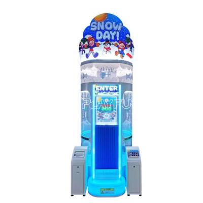 China Playfun Snow Day Kids Ticket Redemption Game Coin Operated Throw a Ball Ticket Redemption Games Machine for sale