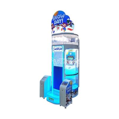China Playfun Snow Day Kids Ticket Redemption Game Coin Operated Throw a Ball Ticket Redemption Games Machine for sale
