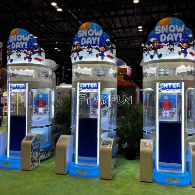 China Playfun Snow Day Kids Ticket Redemption Game Coin Operated Throw a Ball Ticket Redemption Games Machine for sale