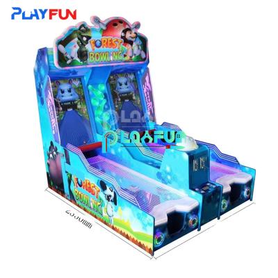 Cina 1 o 2 giocatori foresta giungla bambino bowling machine biglietto genitore-bambini gioco arcade riscatto stanza area di divertimento famiglia cen in vendita