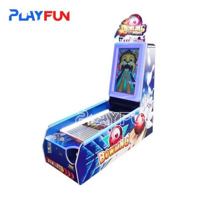 China Coin operated game machine mini bowling kiddie machine ticket redemption indoor mini bowling game machine for sale