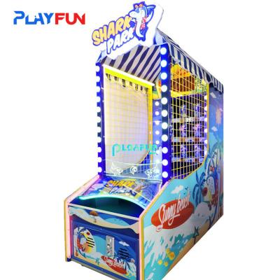 China Coin Tokent beste winst bediend verlossing ballen gooi arcade spel machine Shark Park verlossing kaart loterij spel ma Te koop