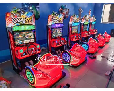 China FEC Indoor parque de diversões simulador crianças mini happy racing arcade vídeo jogo de carro máquina jogos de corrida de carros à venda