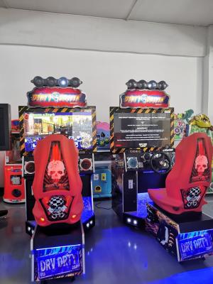 China 3D Video Coin Operated Dirty Driving Car Racing Arcade Game Machine For Game Center for sale