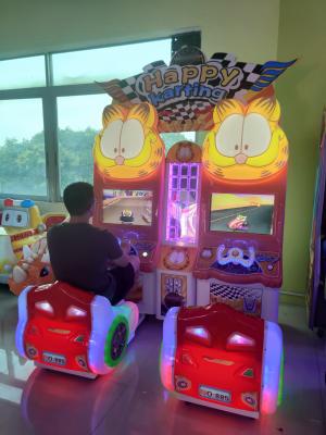 China Amusement Park Kiddie Ride On Car Arcade Games Garfield Rides a Race Car for sale