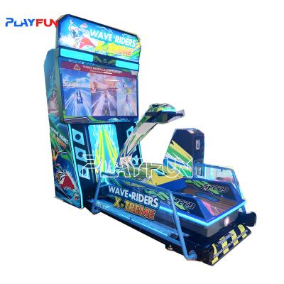 China Playfun Simulator Motor Rides Video Car Racing Skill Game Wave Riders X-treme Jet Ski Madness for sale
