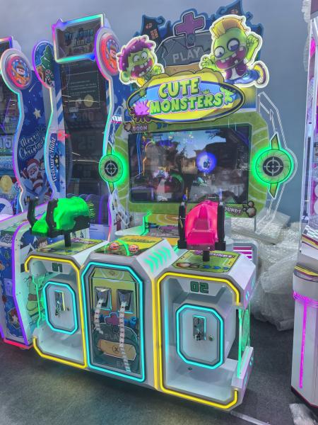 Quality Defender Lottery Coin Operated Gun Shooting Monsters Ticket Redemption Game for sale