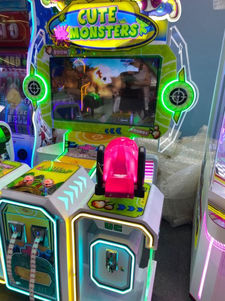 Quality Defender Lottery Coin Operated Gun Shooting Monsters Ticket Redemption Game for sale