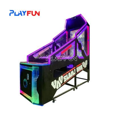 China Coin bediende indoor elektronische straat basketballen simulator schietgame machine Te koop