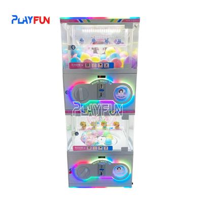 China Factory Wholesale Coin Operated Double Layer Capsule Toy Machine Self-Service Toy Egg Twist Game Capsule Machine for sale