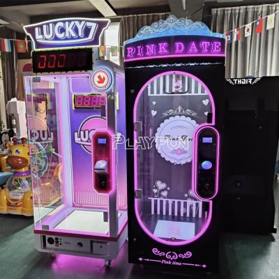 중국 아케이드 동전 운영 게임 기계 쇼핑몰 럭키 7 컷 상금 큰 인형 상금 가위 절단 게임 기계 판매용