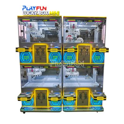 China Hochwertige Vergnügungsmünzen mit Clip-Clamp-Betrieb Preise Spielautomaten Handelsclip-Geschenk-Klau-Maschine zu verkaufen