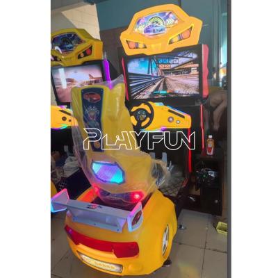 China PlayFun Coin Operated Split Second Kids Driving Racing Car Simulator Arcade Machine for Indoor Game Hall for sale