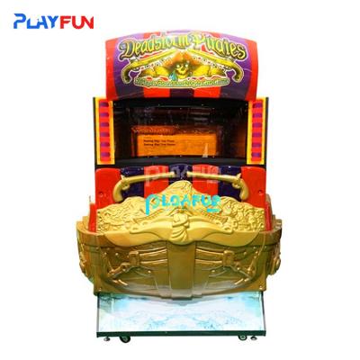 China PlayFun Factory Directly Sale Amusement Park Mall Coin Operated 4 in 1 Firearms Shooting Arcade Video Game Machine for Kids for sale