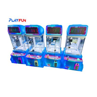 China Playfun Tank Mini Greifarm-Spielautomat mit Münzeinwurf, Arcade-Spiel für Kinder, Spielzeug, Geschenk, Verkaufsautomat mit LCD-Bildschirm, Puppen-Kran, Geschenkautomat zu verkaufen