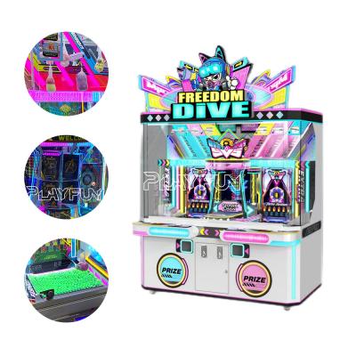 China Playfun 2025 Nuevo Parque de Atracciones Máquina de redención de premios Empujador de monedas de mármol Operador Máquina de juego para centro comercial en venta