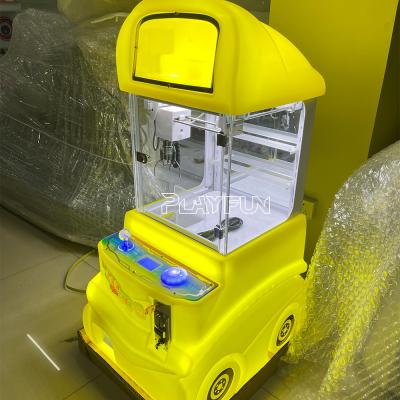 China Playfun Factory Wholesale Coin Operated Mini Car and Plush Toy Claw Machine Colorful Prize Vending Machine for sale