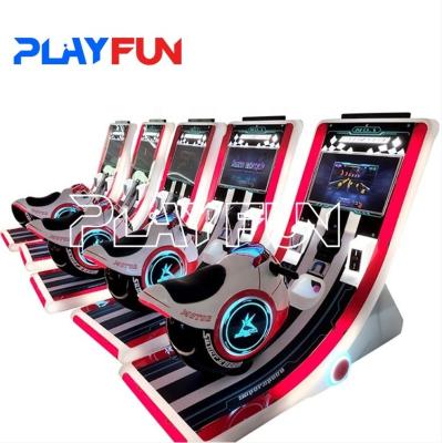 中国 PlayFun New Coin 操作 キッズ ファントムモーター スーパーモーター レースゲーム アーケード バイク バイク レース ゲームマシン 販売のため