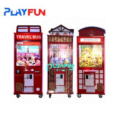 China Playfun Indoor Amusement Coin Operated Machine Kids Crane Toy Two Claw Machine for sale