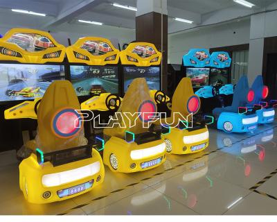 China Playfun Indoor Amusement Video Game Coin Operated 32 Inch Lcd Twin Outrun 2 Players Arcade Racing Simulator Driving Game Machine for sale