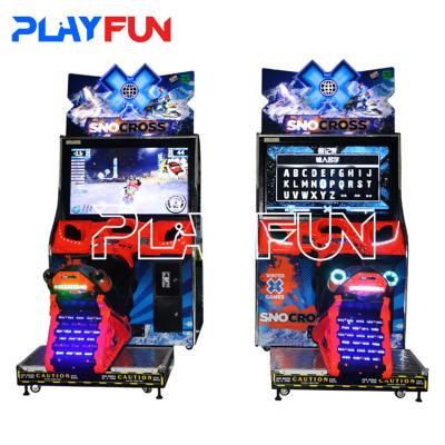 中国 屋内アミューズメントパーク ゲームセンター リゾート スノクロス バイク モットー スノーコイン レーシング ゲームマシン アーケード ビデオシミュレーター 販売のため