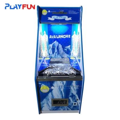 China Playfun Usa Popular Avalanche 1 Single Player Small Space Arcade Coin Pusher Game Room Equipment Machine for sale