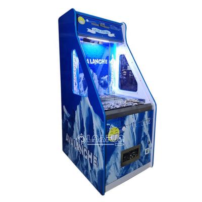 China Playfun Usa Popular Avalanche 1 Single Player Small Space Arcade Coin Pusher Game Room Equipment Machine for sale