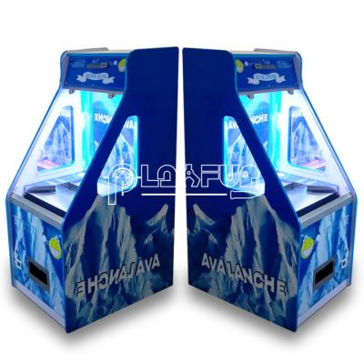 China Playfun Usa Popular Avalanche 1 Single Player Small Space Arcade Coin Pusher Game Room Equipment Machine for sale