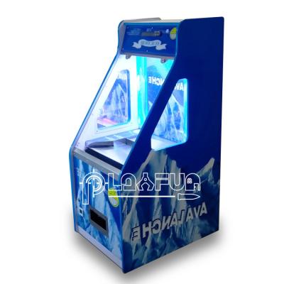 China Playfun Usa Popular Avalanche 1 Single Player Small Space Arcade Coin Pusher Game Room Equipment Machine for sale