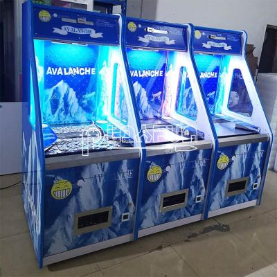 China Playfun Usa Popular Avalanche 1 Single Player Small Space Arcade Coin Pusher Game Room Equipment Machine for sale