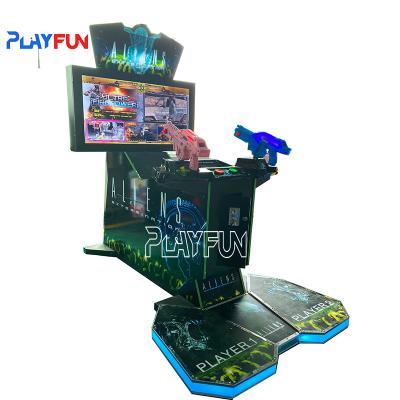China Classic Old Game Machine Aliens Arcade Firepower 3 in 1 Gun Shooting Simulator 42 Inch Aliens Arcade Game Machine for sale