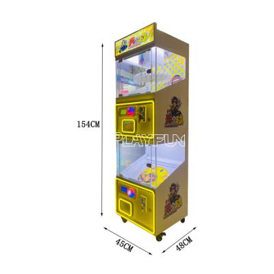 China Hot Sale Probability Controllable Amusement 2 in 1 Lucky Nine Mini 24 Clip Prijs Klem en Capsule Ball Gift Game Machine Te koop