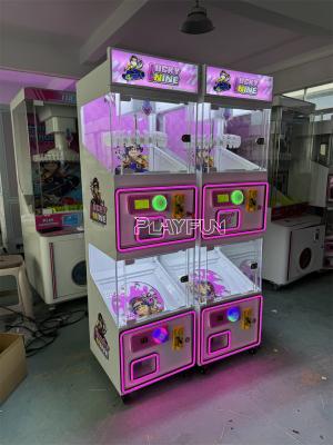 China Hot Sale Probability Controllable Amusement 2 in 1 Lucky Nine Mini 24 Clip Prijs Klem en Capsule Ball Gift Game Machine Te koop