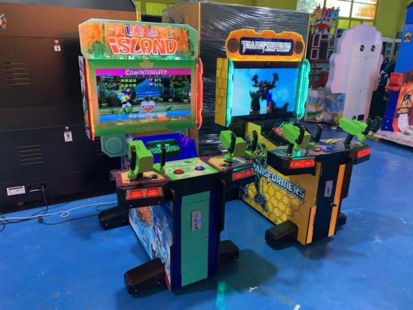 Quality Indoor Commercial Amusement Park Let's Go Island Small Arcade Tv Video Gun for sale