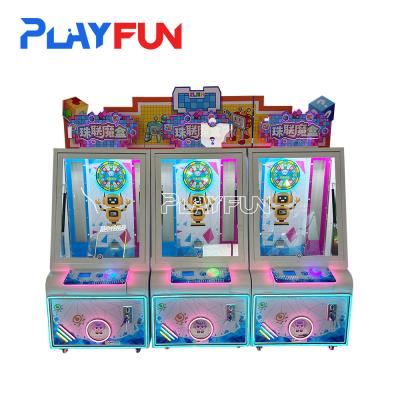 중국 플레이펀 공장 가격 카니발 아케이드 동전 운영 1명 귀여운 크리스탈 블라인드 박스 푸셔 선물 기계 판매용