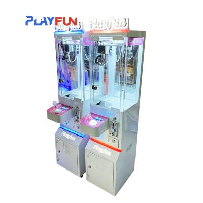 China Playfun Mini Toy Claw Crane Machine Catch Dolls Claw Machine Claw Games for Brazil Market for sale