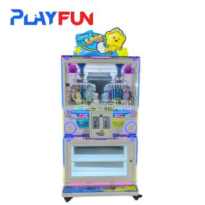 중국 PlayFun 팩토리 도매 코인 작동식 포케 2인용 트윈 럭키 클립 열쇠고리 상품 자동판매기 판매용