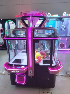 Cina 4 Giocatori Bill Acceptor Full Metal Gift Toy Taxi Doll Catcher Black Claw Crane Gioco Premio Vending Machine in vendita in vendita