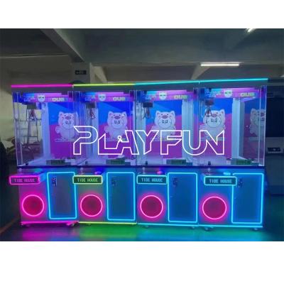 China Playfun Customized Doll Claw Machine Coin Operated Game Machine 710 Cheap Plush Toy Claw Crane Machine for sale