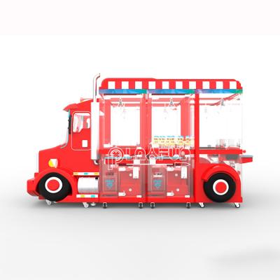 Cina Brasile Popolare 6 giocatori da 8 a 10 cm giocattoli per animali ripieni bambole regalo natalizio camion gru artiglio gioco distributore automatico in vendita