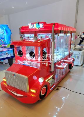 Cina Brasile Popolare 6 giocatori da 8 a 10 cm giocattoli per animali ripieni bambole regalo natalizio camion gru artiglio gioco distributore automatico in vendita