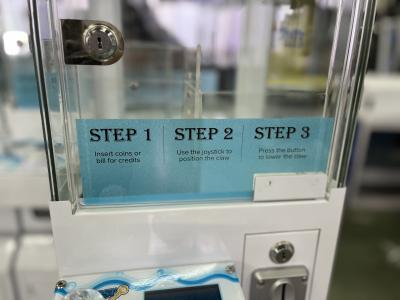 中国 コイン操作アークードキャッチ ミニトイクレーン クロー ミニ自販機 トイ・ビル・アセプター ミニクロー ゲームマシン 販売のため