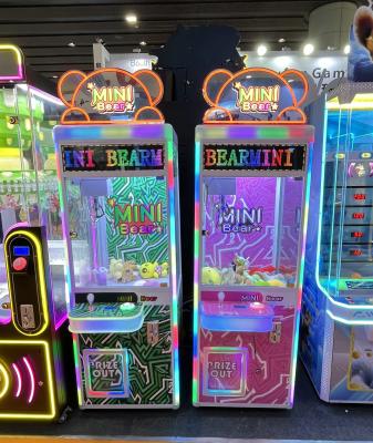 中国 LEDディスプレイ付き ミニベア クローマシン 小児 玩具 クレーン クローマシン ビル 紙幣 硬貨 賞金機 販売のため