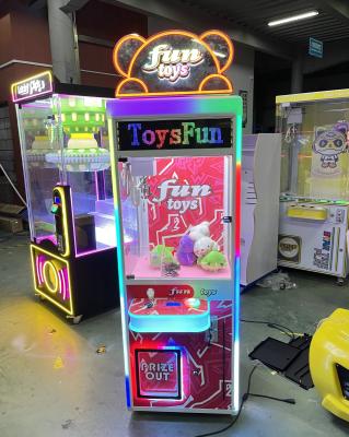 中国 LEDディスプレイ付き ミニベア クローマシン 小児 玩具 クレーン クローマシン ビル 紙幣 硬貨 賞金機 販売のため