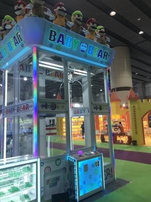 Cina Brasile Più popolare KIT Granni Regali Bambole Giocattoli Orso Bambino Grandi Grandi Abilità Gioco Gru Cattore Macchina Arcade Claw Premio in vendita