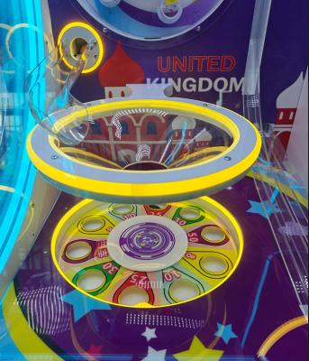 China 2-Player Coin Operated Ball Shooting Lucky Wheel Ticket Redemption Arcade Machine for Kids for sale