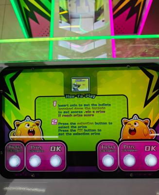 Cina Fabbrica Diretta Al dettaglio Tiratore 2 giocatori Gioco di tiro Biglietto Rimborso Macchina arcade in vendita