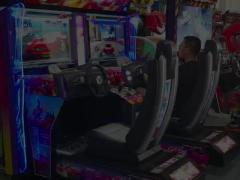 Coin operated Simulator 32'' screen Twins Outrun arcade racing car game machine